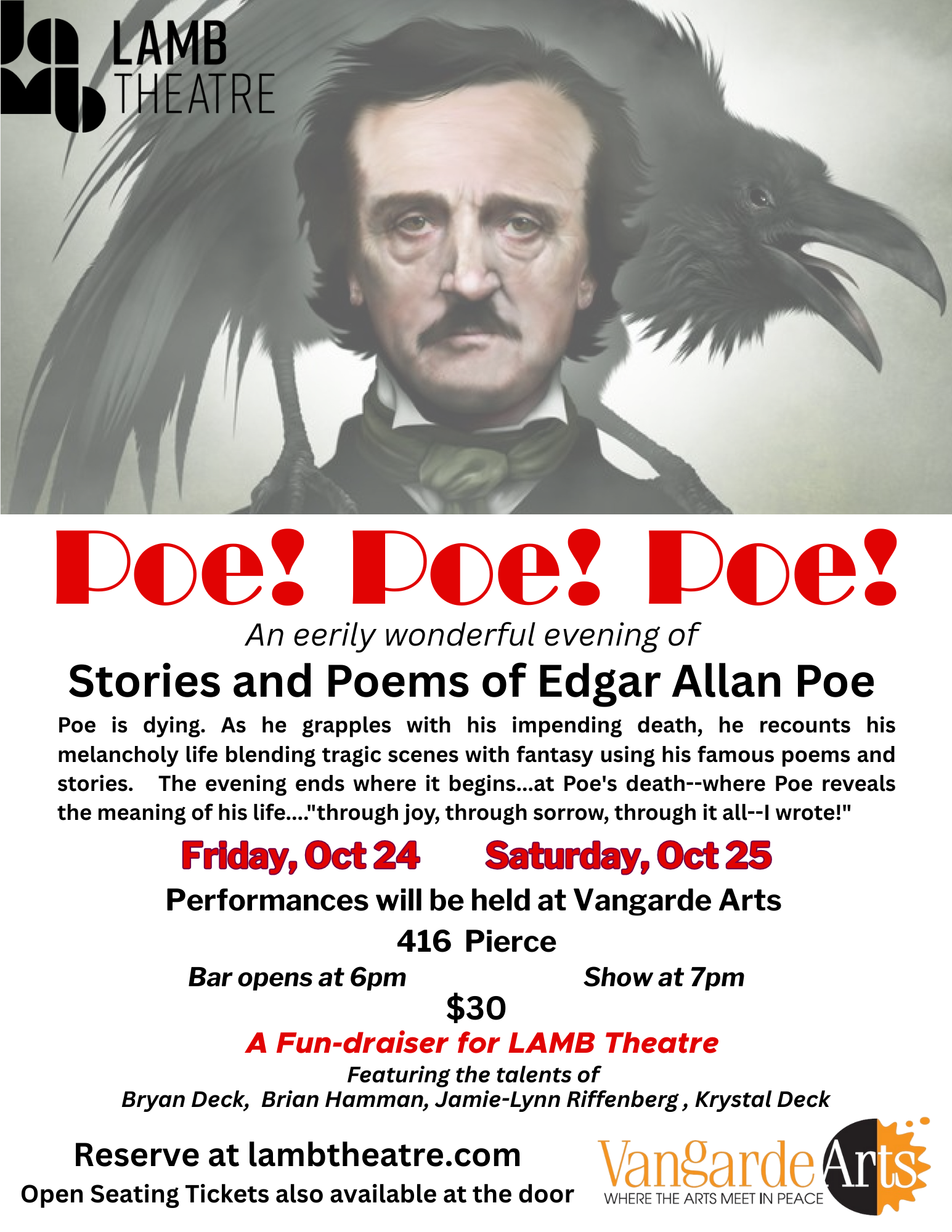 Poe! Poe! Poe! | LAMB Theatre